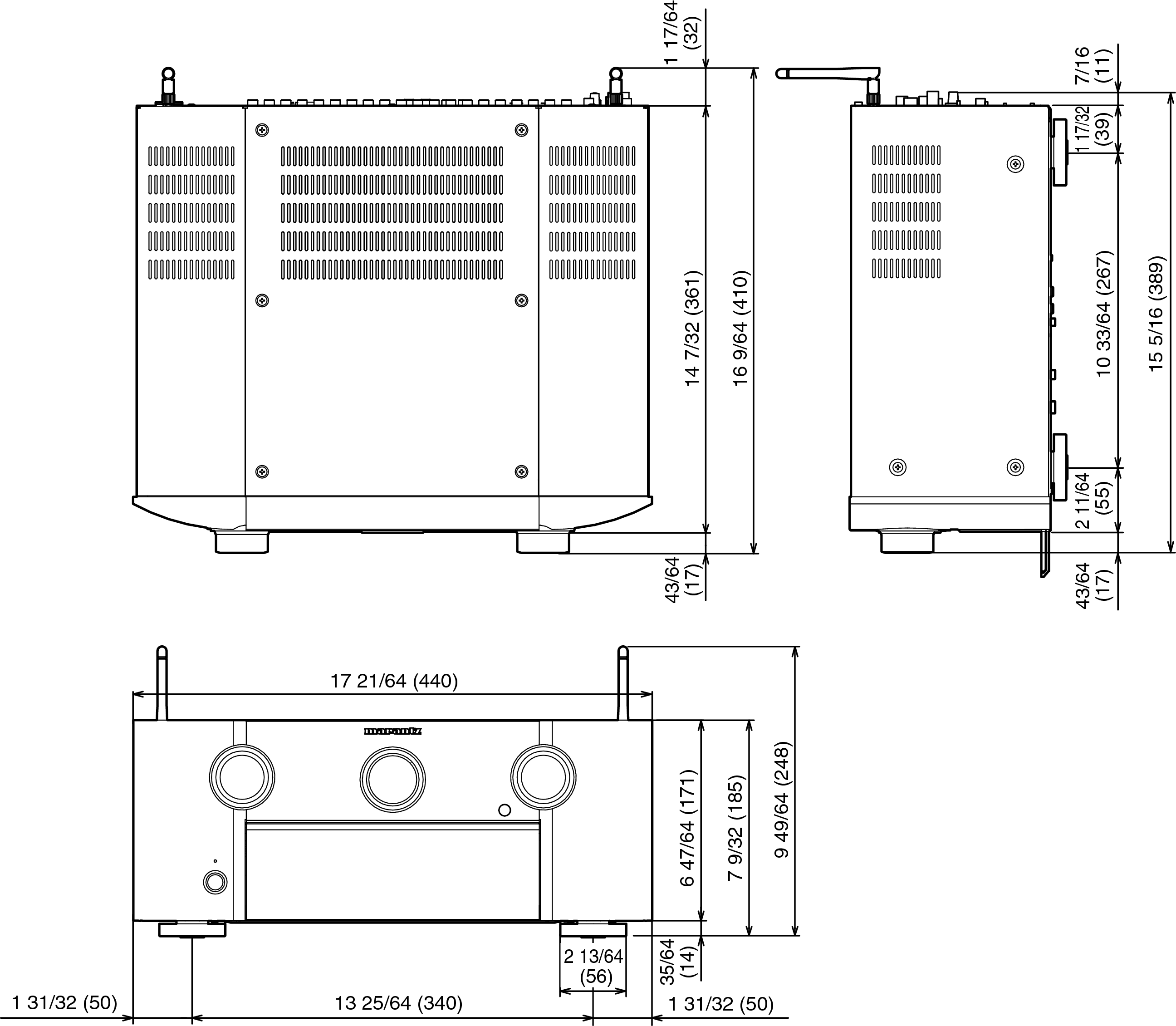 Dimensions / Weight AV8802A