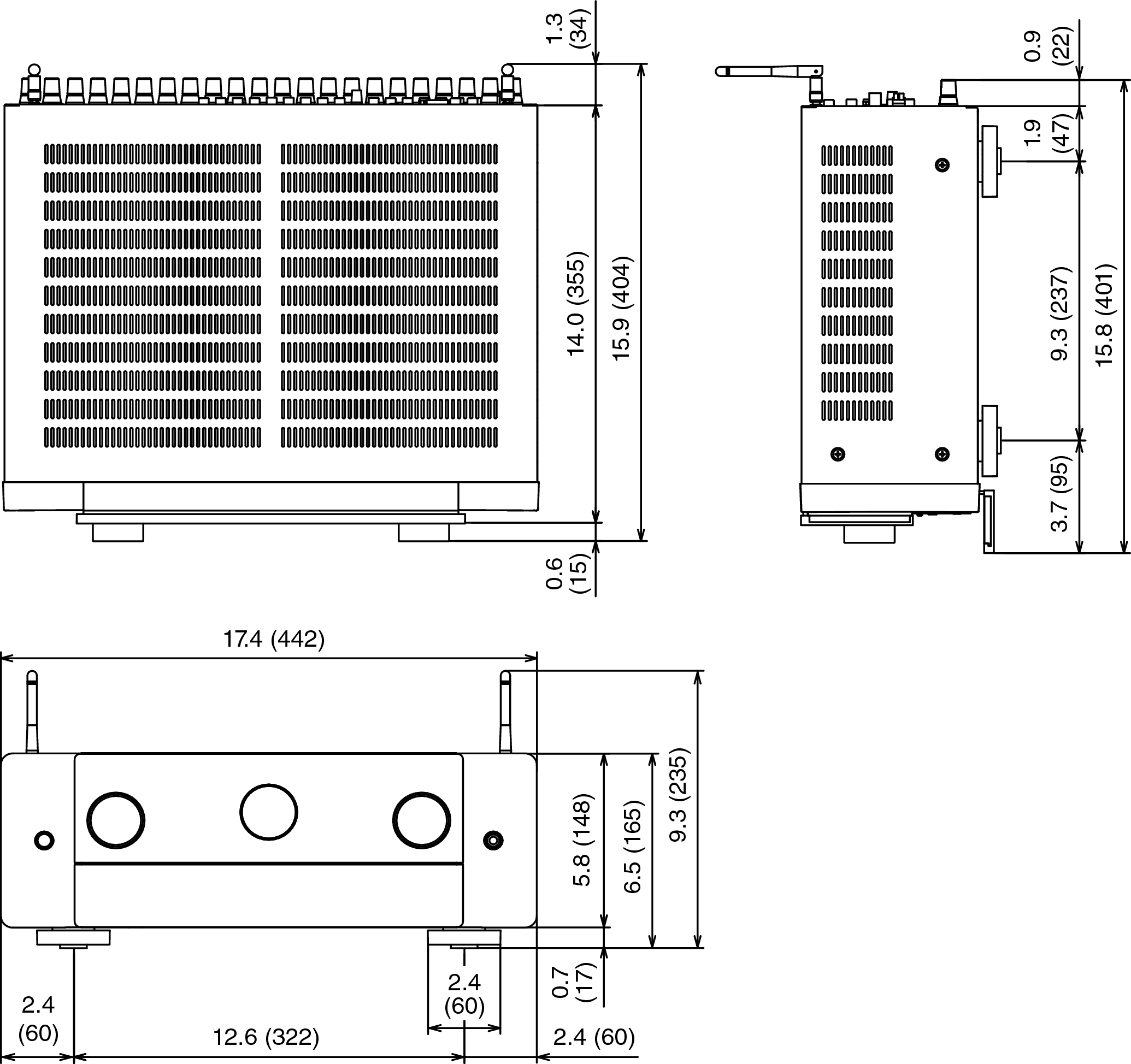 Dimensions / Weight CINEMA 50